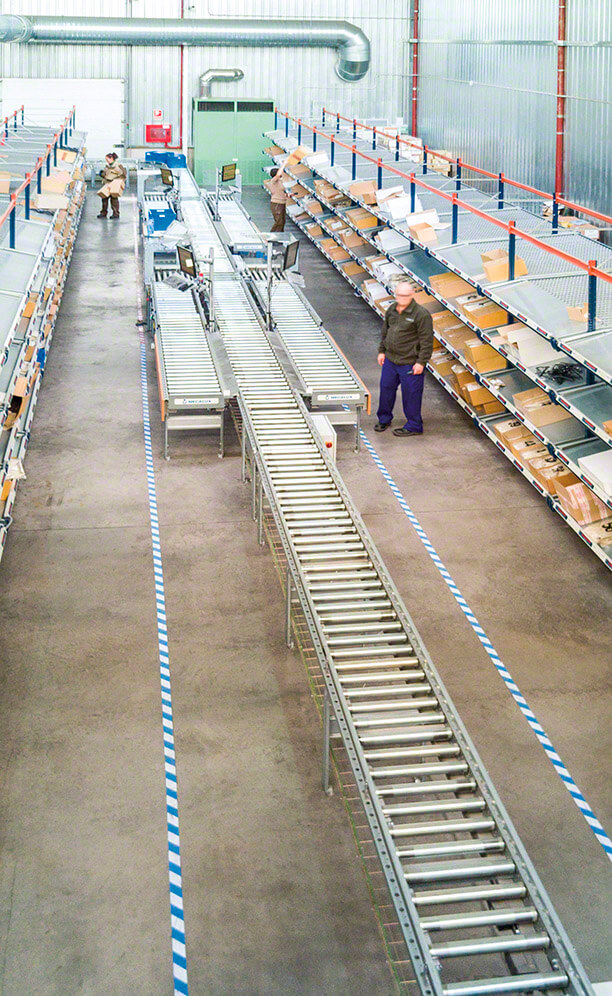 Live storage for picking at PCAMI - Mecalux.co.uk